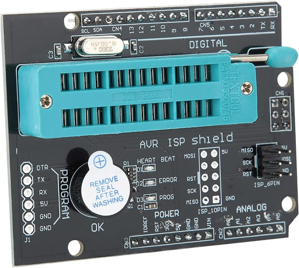 Arduino AVR ISP Shield - Nahrávání bootloaderů a programování ATmega